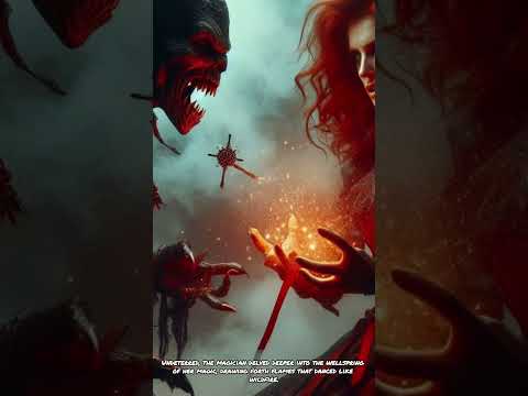 A Red Hair Magician Vs. Evil Monsters