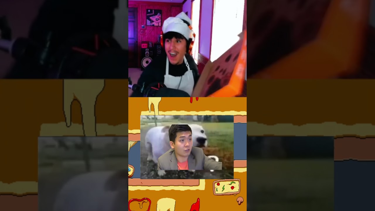 PIZZA TOWER IS INCREDIBLE.  Peppino Spaghetti cosplay costume.