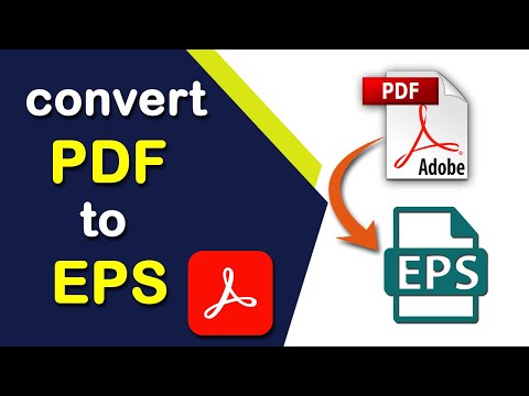 How to convert PDF file to EPS file using Adobe Acrobat Pro DC