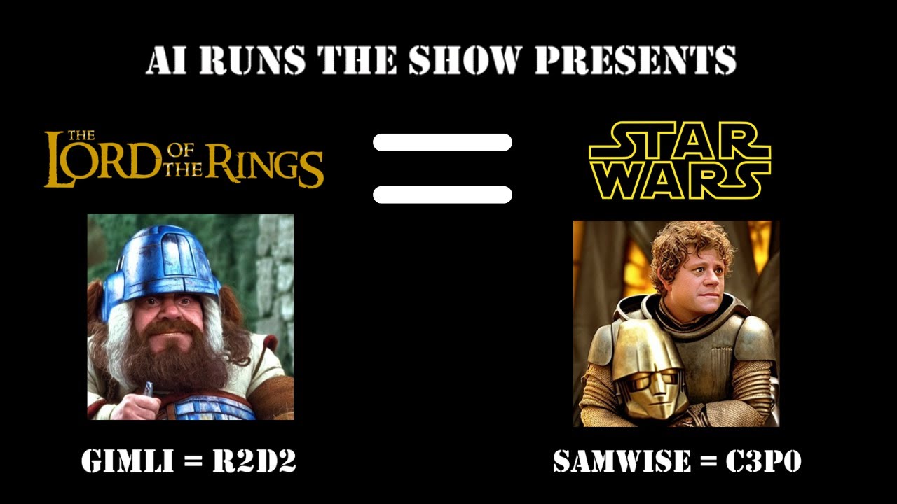 Star Wars + LOTR AI Image Generator Mashup