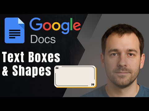 Google Docs: How to Add Text Boxes and Shapes (2025 Drawing Tool Tutorial)