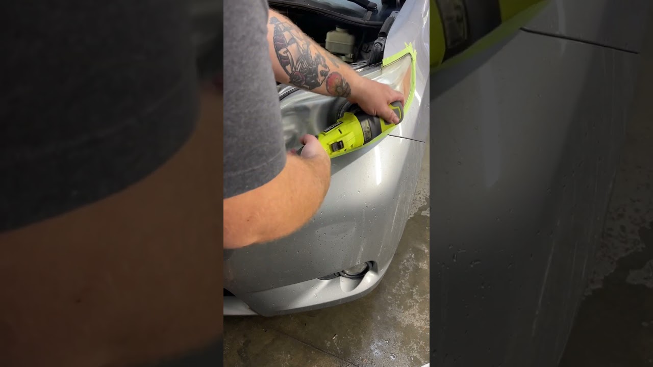 Headlight Restoration #automobile