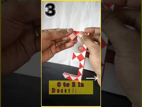 Number 3️⃣ Snake 🐍 Cube | #numberseries #number3 #snakecube #shortsfeed #shorts #crackingcubes