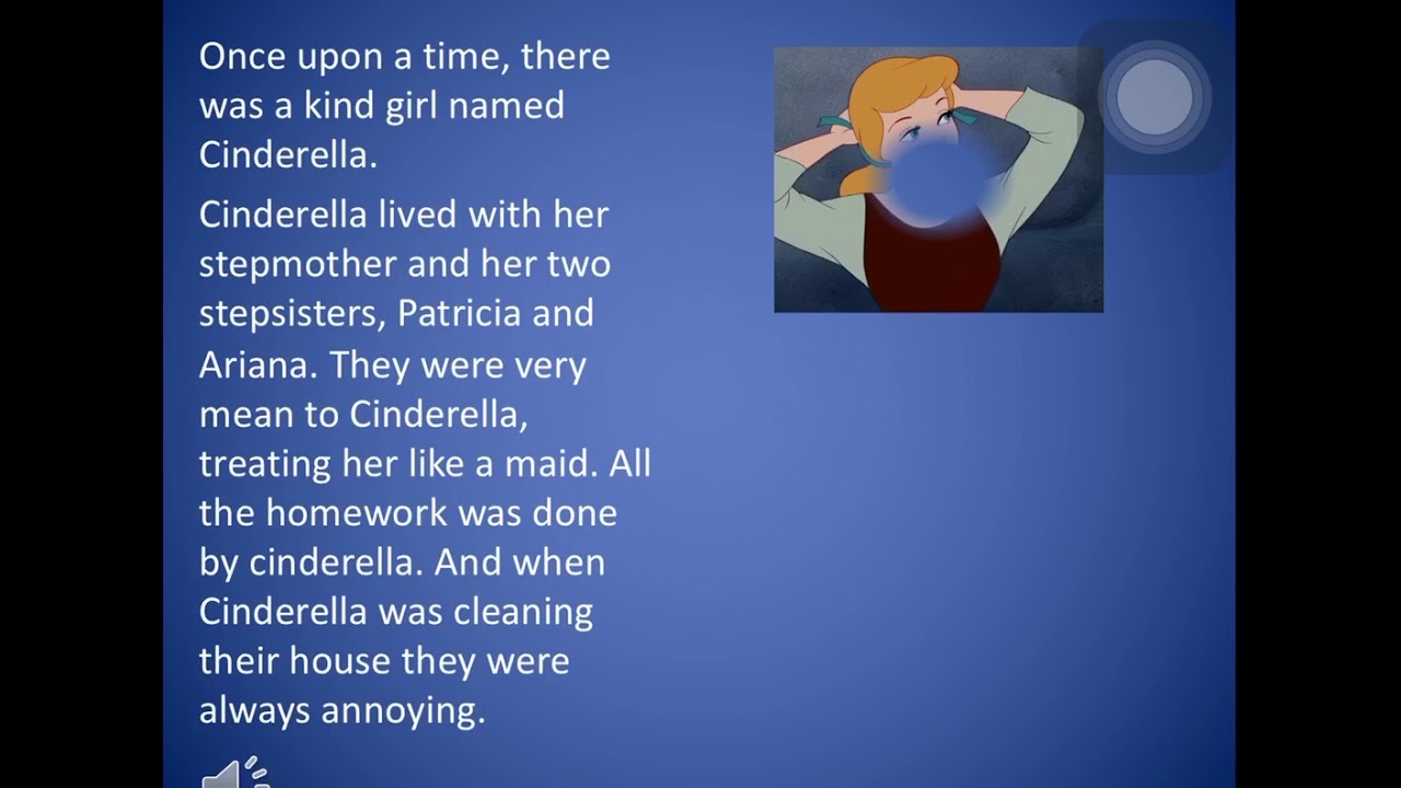 Reading Assignment Narrative Text : Cinderella Stories | Ria Putri Amelia