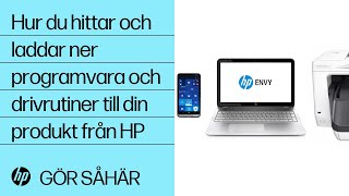 HP ENVY 5000 All-in-One-skrivarserie Hämtning av programvara och ...