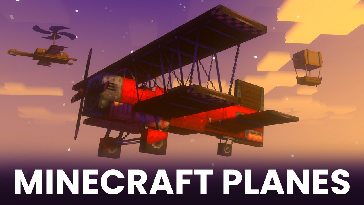 Immersive Aircraft : Minecraft Mod Review (Forge 1.21.1)