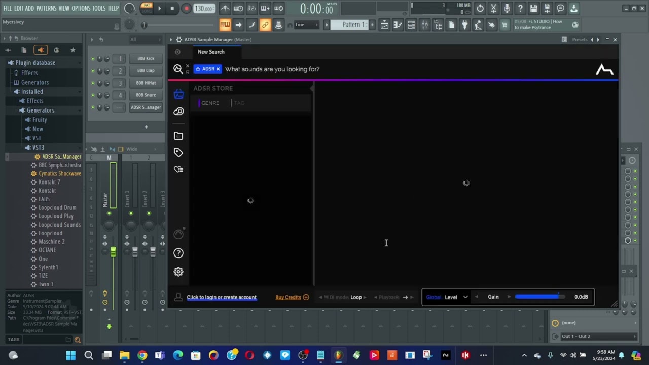 ADSR Sample Manager In FL Studio | Sample Manager