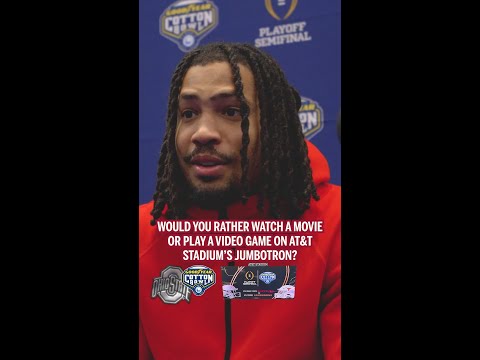 Would You Rather Watch a Movie or Play a Video Game on the Jumbotron? | Cotton Bowl
