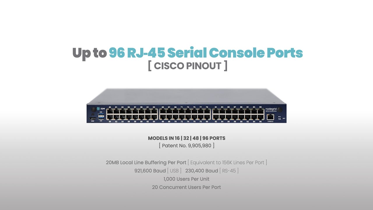 Nodegrid Serial Console Plus: Gen 3 Out-of-Band at Scale