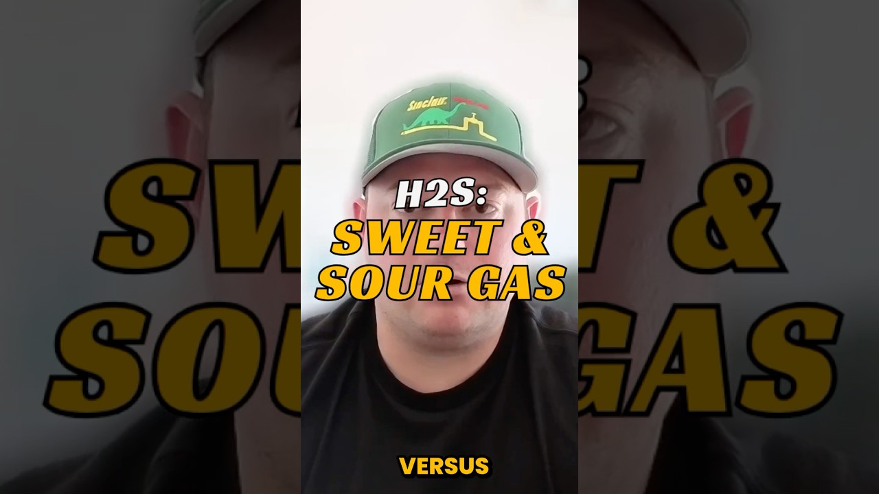 Sour vs Sweet Gas and H2S Levels #oilfield #oilandgas #h2s #engineering
