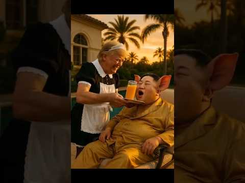 Trump and Kim Jung-un funny shorts #funny #trump #usa #shorts #kimjongun
