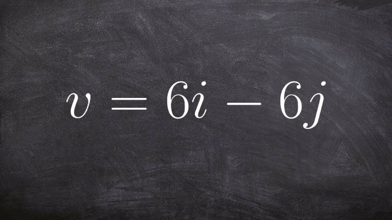 How to find the direction of the vector