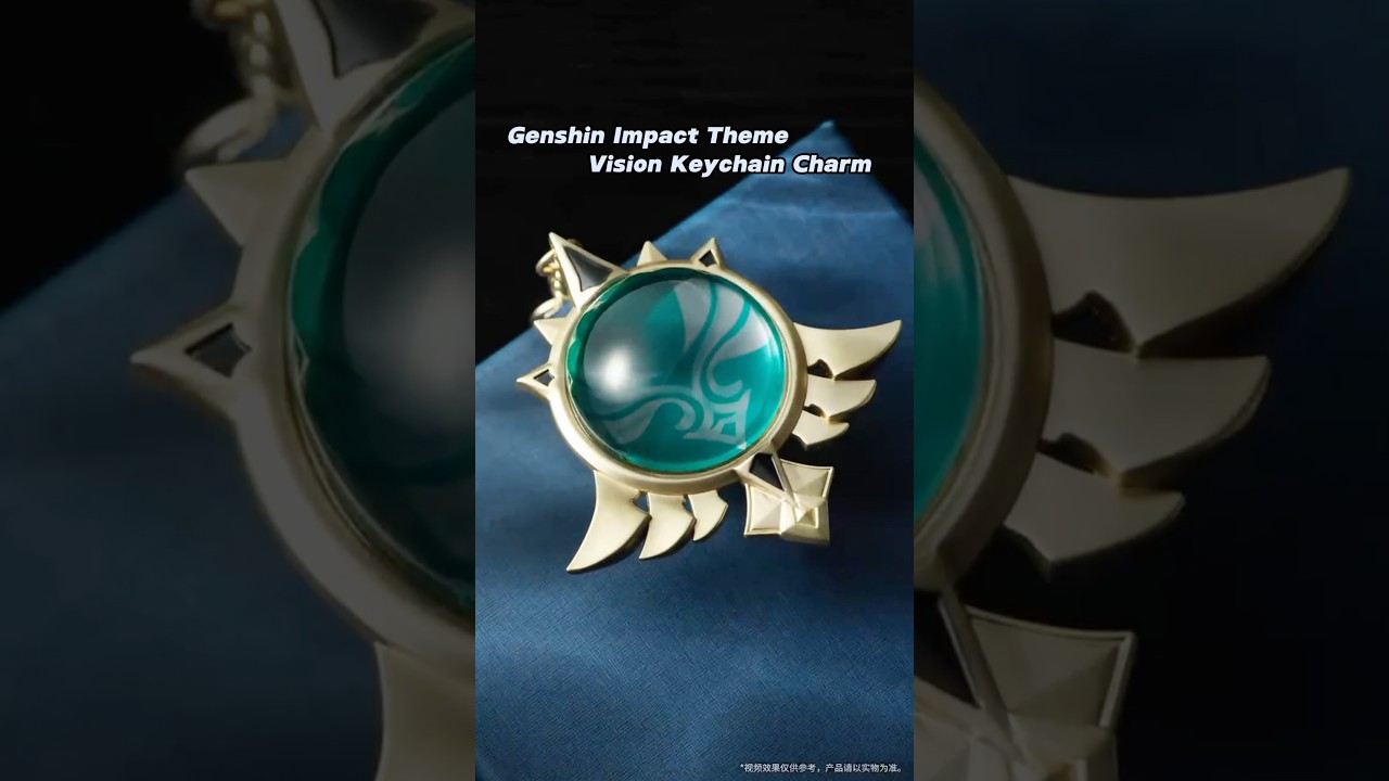 Genshin Impact Theme Vision Keychain Charm #genshinimpact