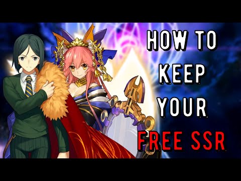 [FGO] How To KEEP Your FREE SSR from the 5 Star Ticket