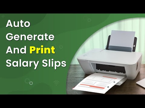 How to Generate & Print Salary Slips Every Month for Employees from Google Sheets