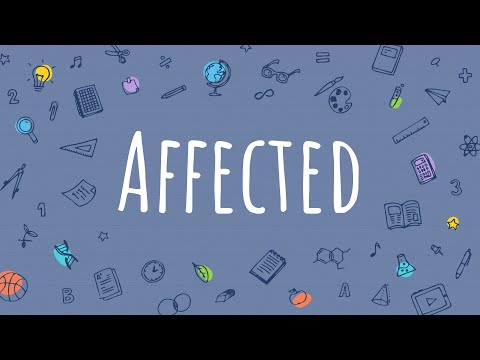 Affected meaning in Urdu/Hindi | Word of the Day | English Vocabulary #shorts