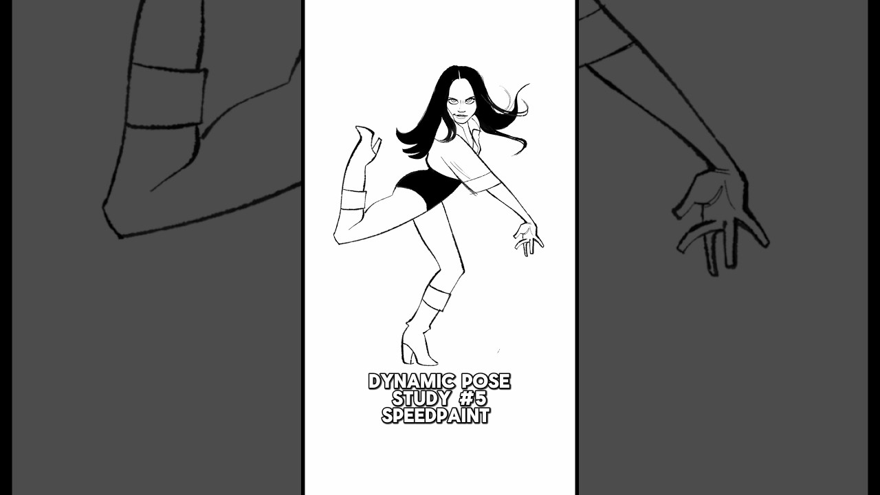 Dynamic Pose Study pt. 5 SPEEDPAINT