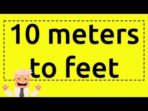10 meters to feet