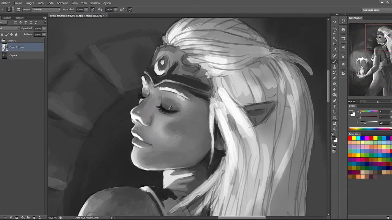 Drow Elf Process 2