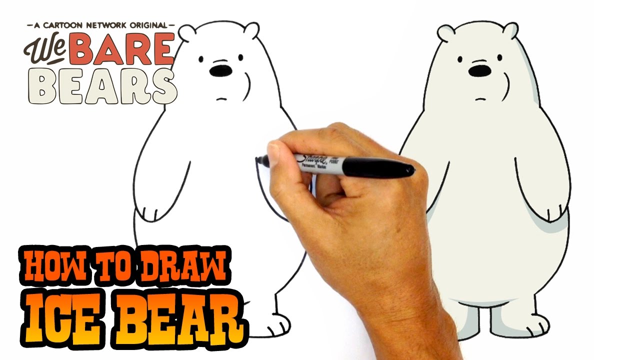 How to Draw Ice Bear | We Bare Bears