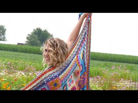 Granny Square Crochet Afghan - Annie's Kit Clubs