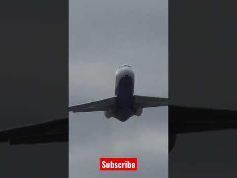 MD DC9 Cargo Freighter Takes Off From Rural Airport