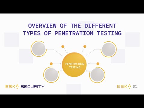 Different types of pentest | Webinar fragment | ESKA ITeam