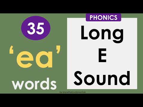 long e sound ea words | ea words with long e sound | ea words phonics | ea words for first grade