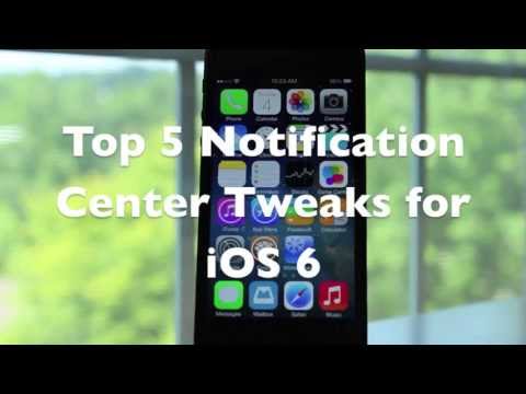 Top 5 Notfication Center Tweaks for iOS 6