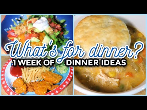 WHAT'S FOR DINNER? #256 | 7 Real-Life Family Meal Ideas