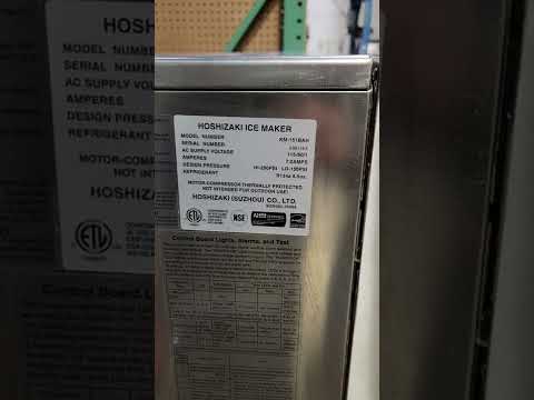 Lot 35 - Hoshizaki Undercounter Ice Machine, Air Cooled, 146 lbs/day , Used, Tested/Working