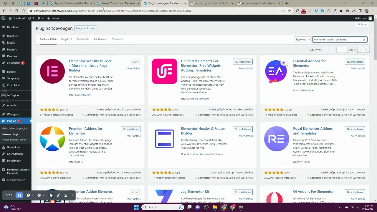How To Make Sections And Columns In Elementor Clickable With Links