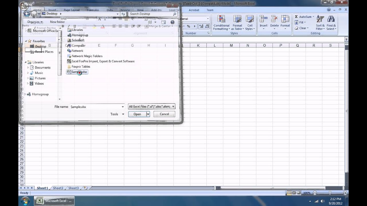 How To Use Excel FoxPro Import, Export & Convert Software