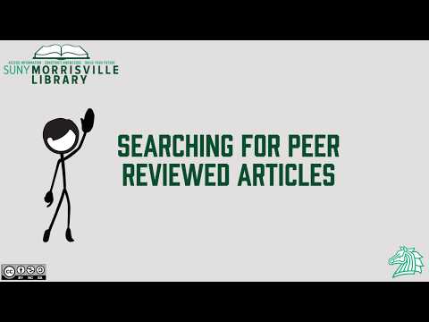 Searching for Peer-Reviewed Articles
