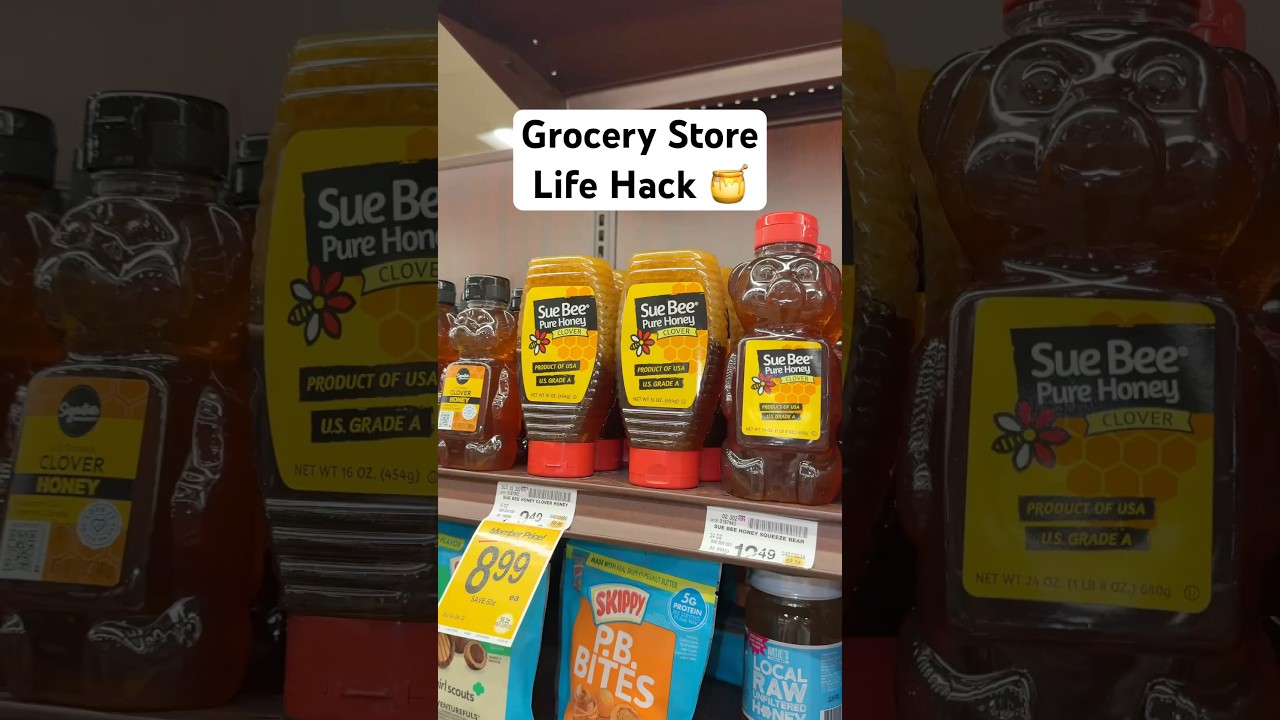 How to tell if honey is real 🍯 #grocery #lifetips