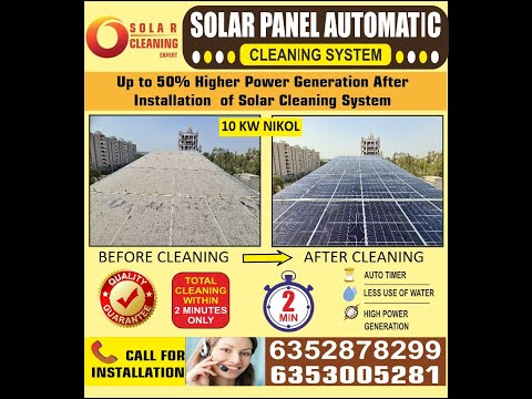 Solar Panel Cleaning System - Solar Panel Cleaning Equipment Latest ...