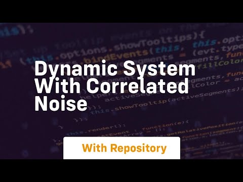 dynamic system with correlated noise