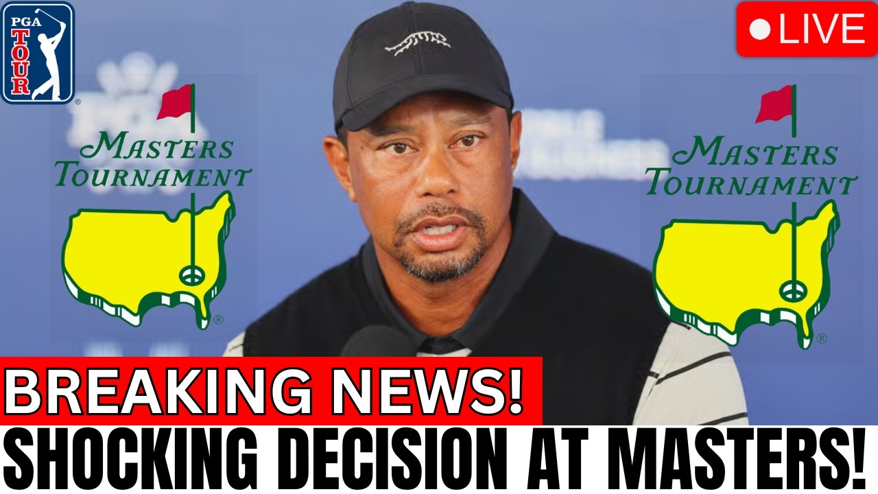 🚨 OMG! URGENT! TIGER WOODS JUST MADE AN UNEXPECTED MASTERS DECISION! THE GOLF WORLD IS SHOCKED!