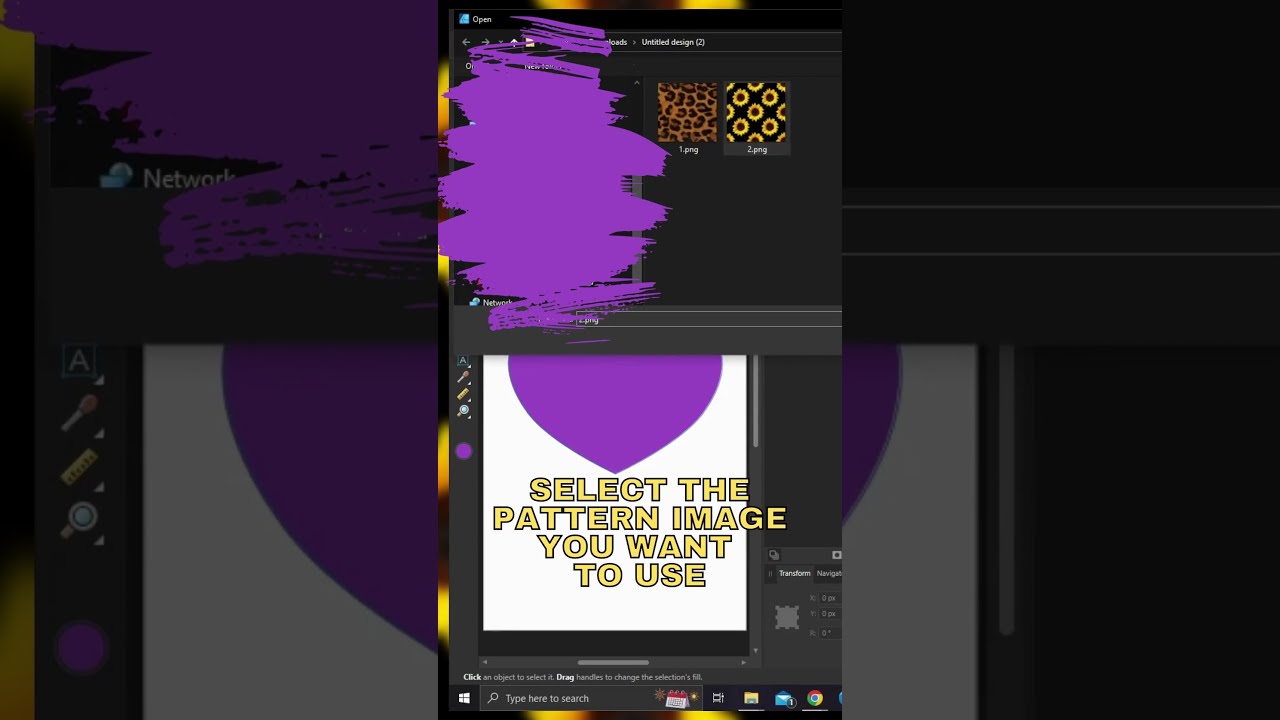 HOW TO ADD A PATTERN FILL TO A SHAPE IN AFFINITY DESIGNER 2!