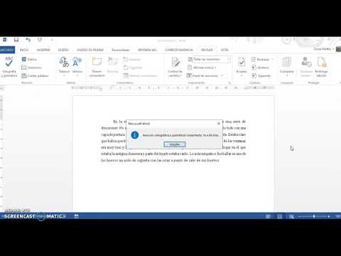 Corrección ortográfica y gramatical en Word