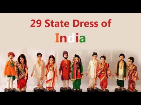 Indian people๐๐๐traditional dresses of Indian States