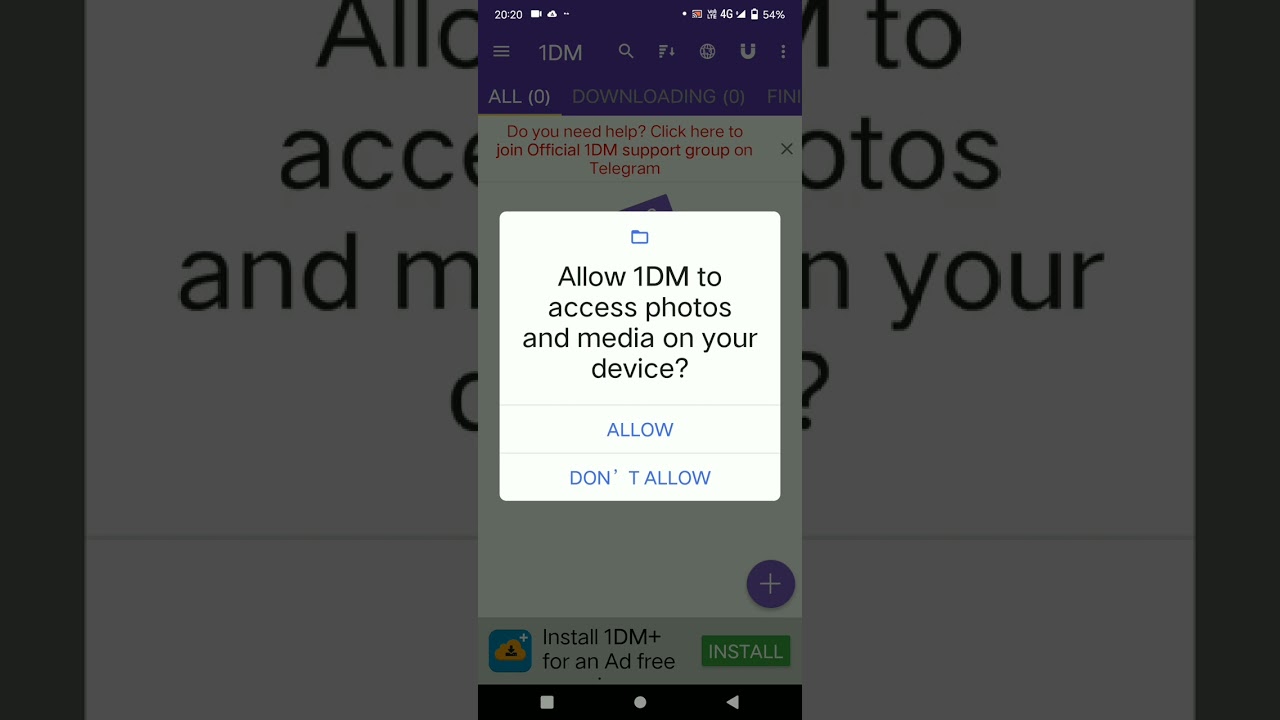 how to open 1dm app