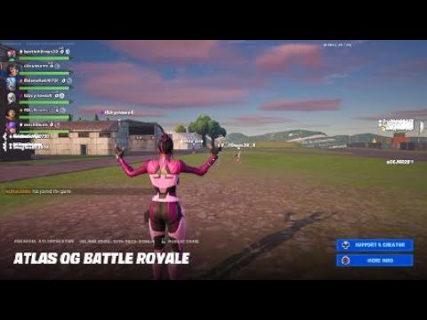 Fortnite Atlas OG Battle Royal Spawn Island