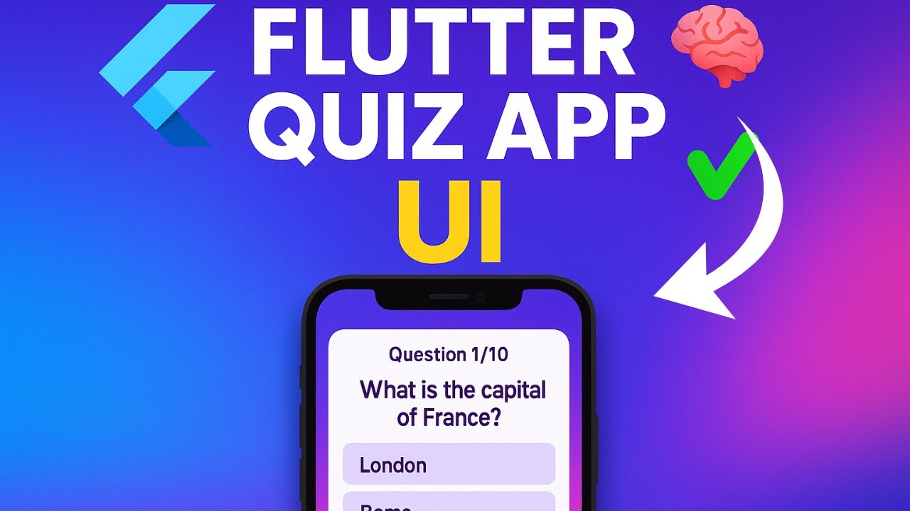 Want Modern Quiz App UI? Try This Flutter Design