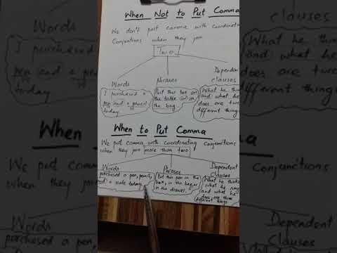 When to a Comma