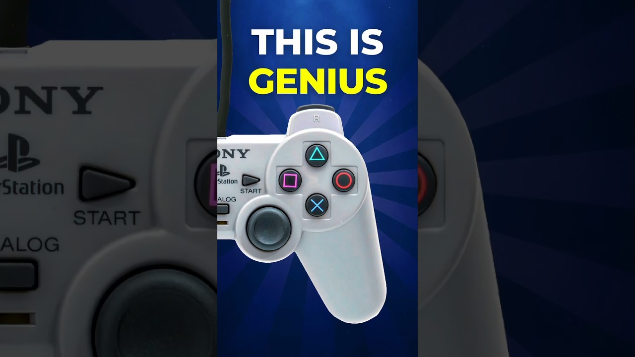 PlayStation's Controller Design Secret #ps1 #retrogaming #playstation1