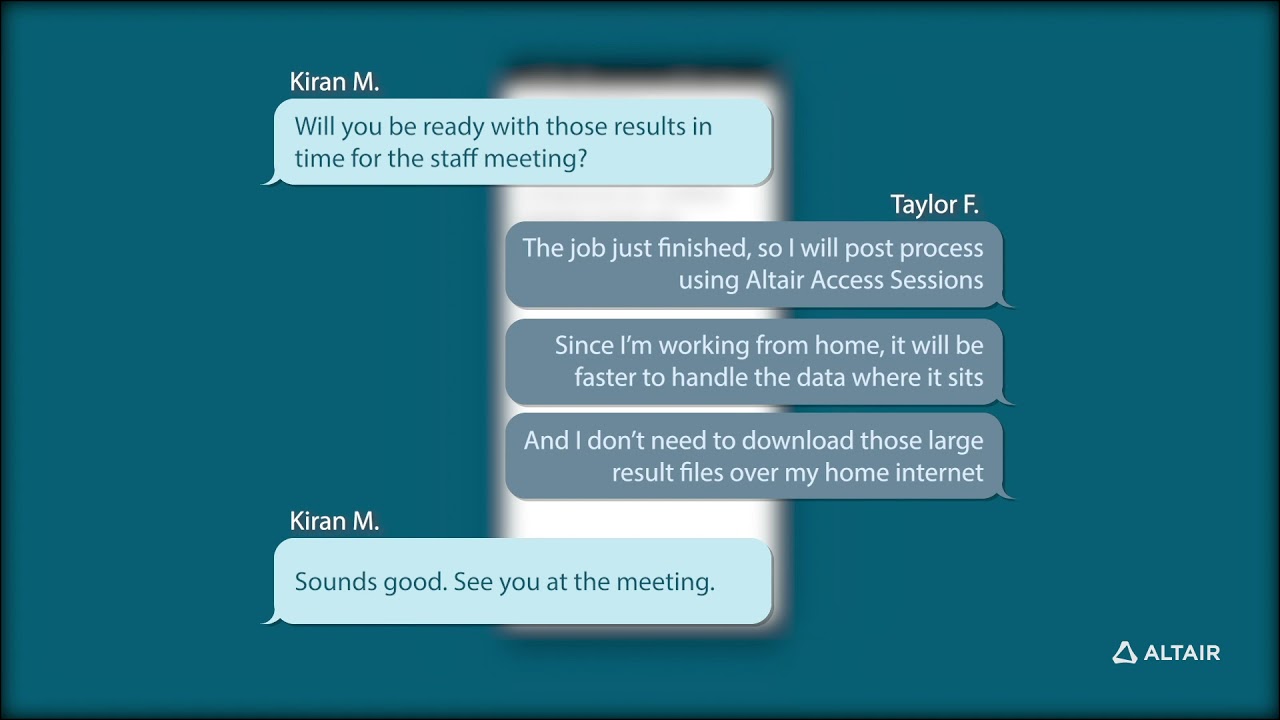 Job Submission and Remote Visualization with Altair Access Desktop, Mobile, and Web Interfaces