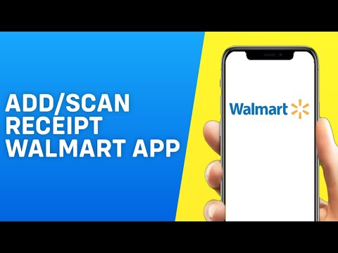 How to Add Receipt to Walmart Account / Scan Receipt Walmart on App - Quick and Easy