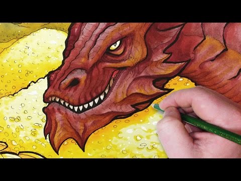 How to draw Smaug the Dragon Step by Step – I'm Youtuber – Follow my ...
