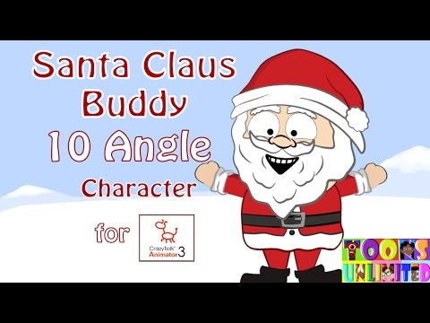 Santa Claus Buddy Character - Promo Video ✔